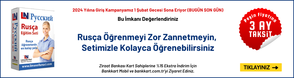 Rusça Sayılar ve Okunuşları | Limasollu Naci