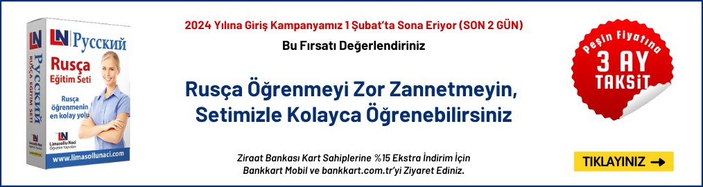 Rusça öğrenirken 5 önemli Nokta | Limasollunaci.com